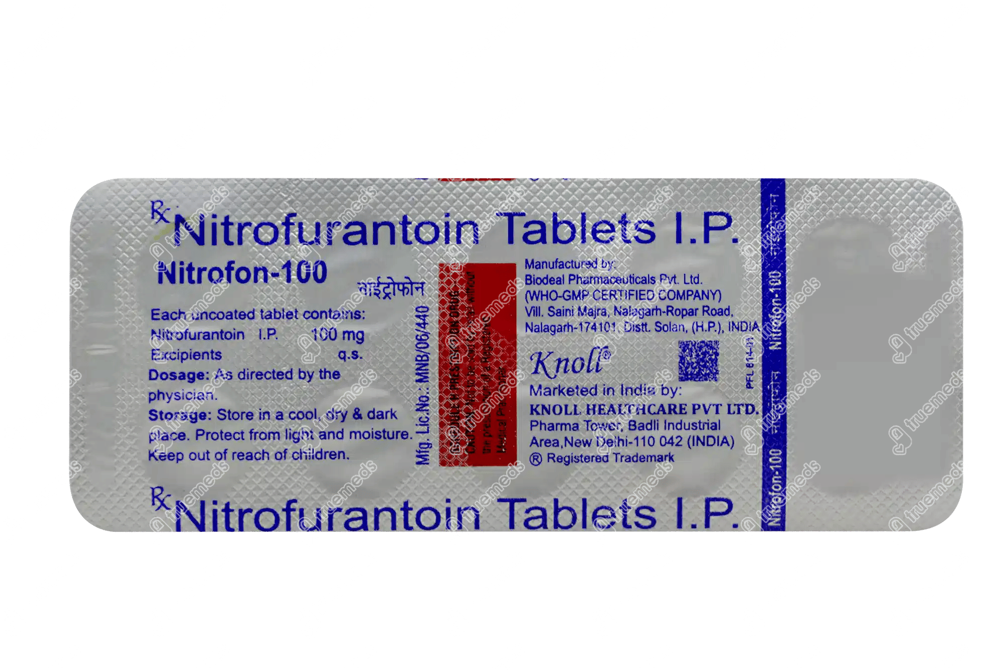 Nitrofon 100 MG | Order Nitrofon 100 MG Tablet Online at Truemeds
