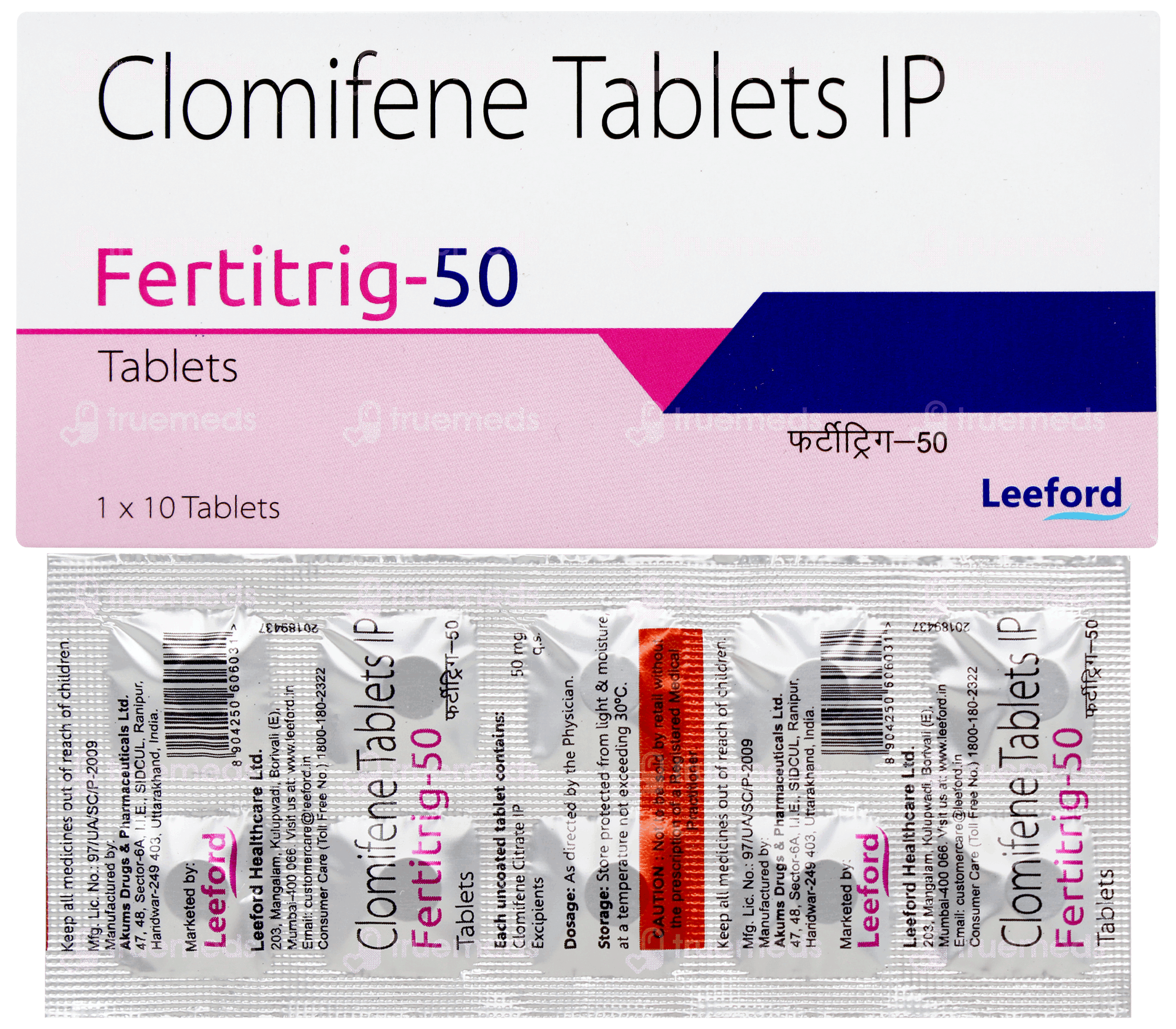 Fertitrig 50 MG | Order Fertitrig 50 MG Tablet Online at Truemeds