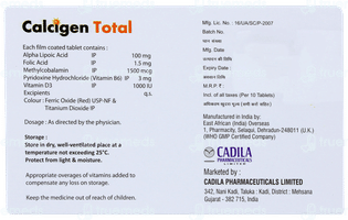 Calcigen Total | Order Calcigen Total Tablet Online at Truemeds
