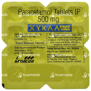 Xykaa 500 Mg Tablet 15 - Uses, Side Effects, Dosage, Price | Truemeds