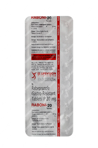Raboni 20 Mg Tablet 10 - Uses, Side Effects, Dosage, Price | Truemeds