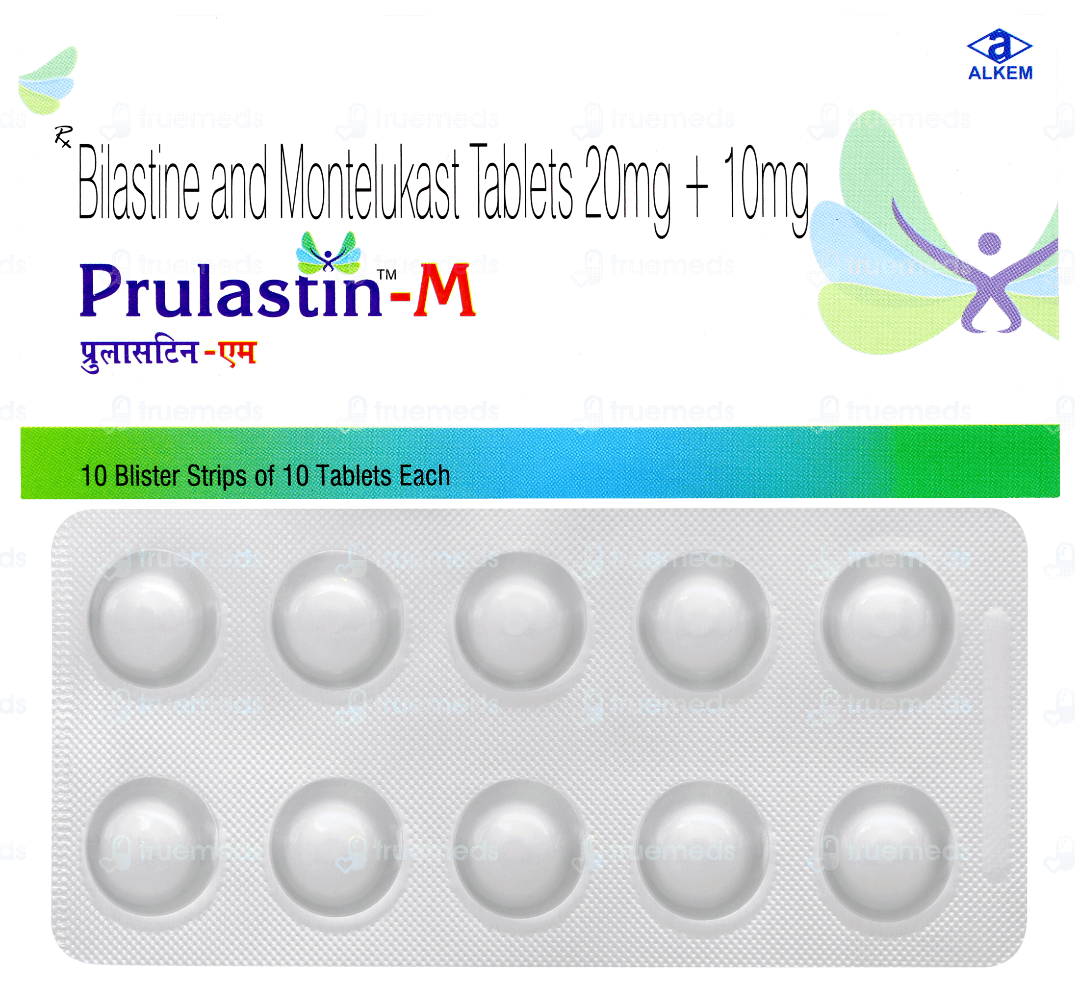Prulastin M 20/10 MG | Order Prulastin M 20/10 MG Tablet Online at Truemeds