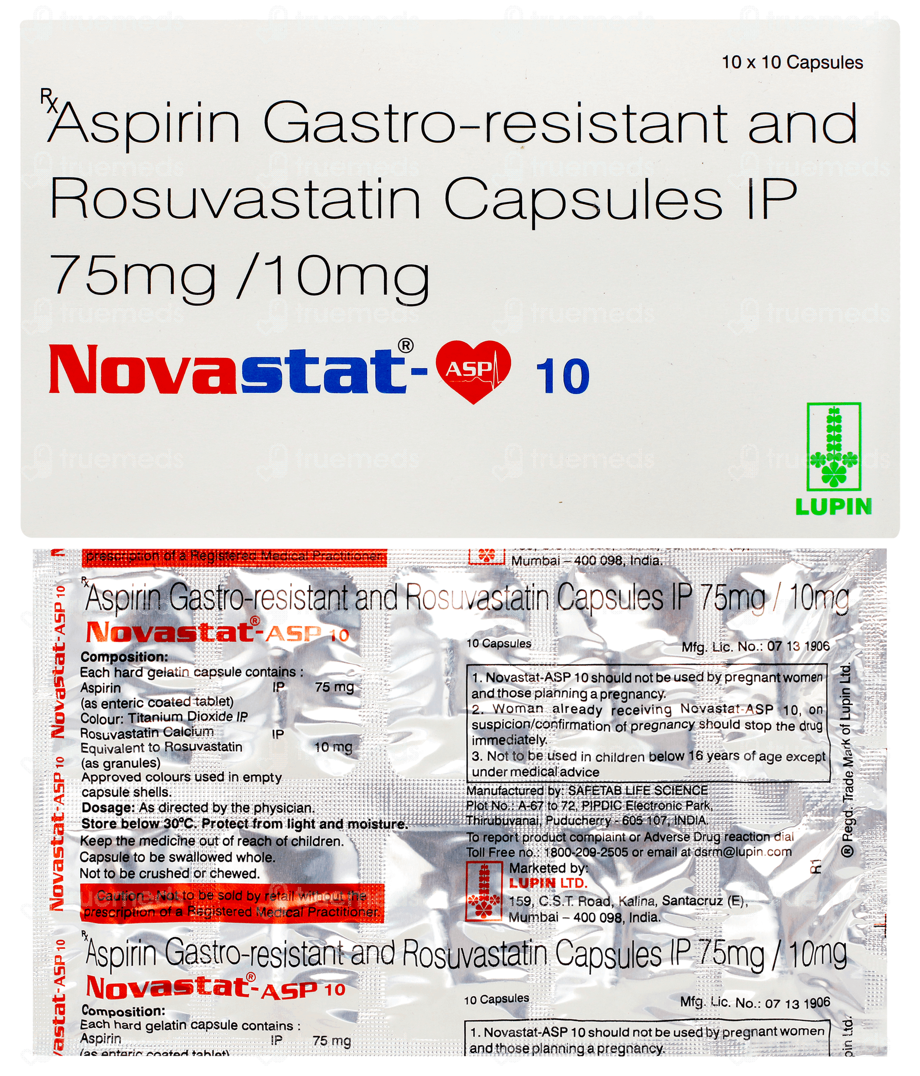 Novastat Asp 10/75 MG | Order Novastat Asp 10/75 MG Capsule Online at ...