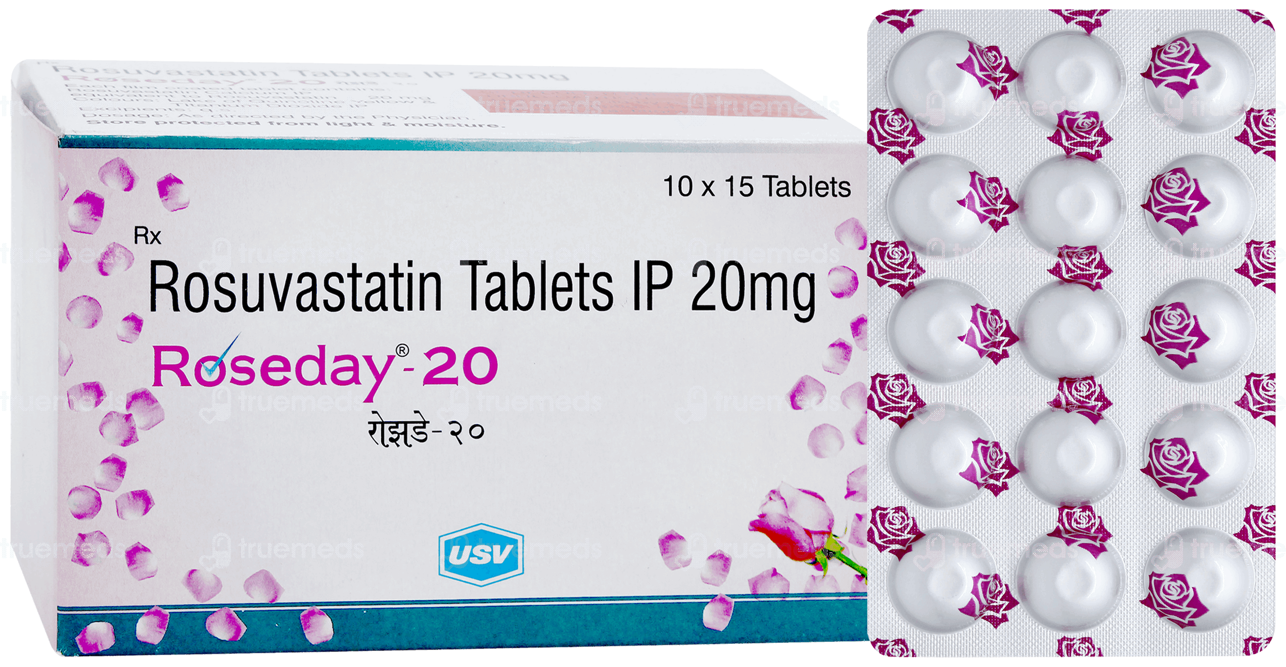 Roseday 20 Tablet – Blood Lipids Correction