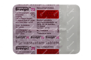 Brevipil 25 Mg Tablet 10 - Uses, Side Effects, Dosage, Price | Truemeds