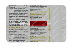 Brivazen 25 MG Tablet 10 - Uses, Side Effects, Dosage, Price | Truemeds