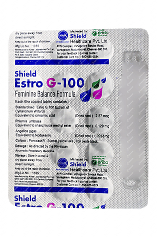 Estro G 100 Tablet 15 - Uses, Side Effects, Dosage, Price | Truemeds