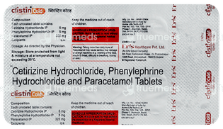 Clistin Cold Tablet 10 - Uses, Side Effects, Dosage, Price | Truemeds