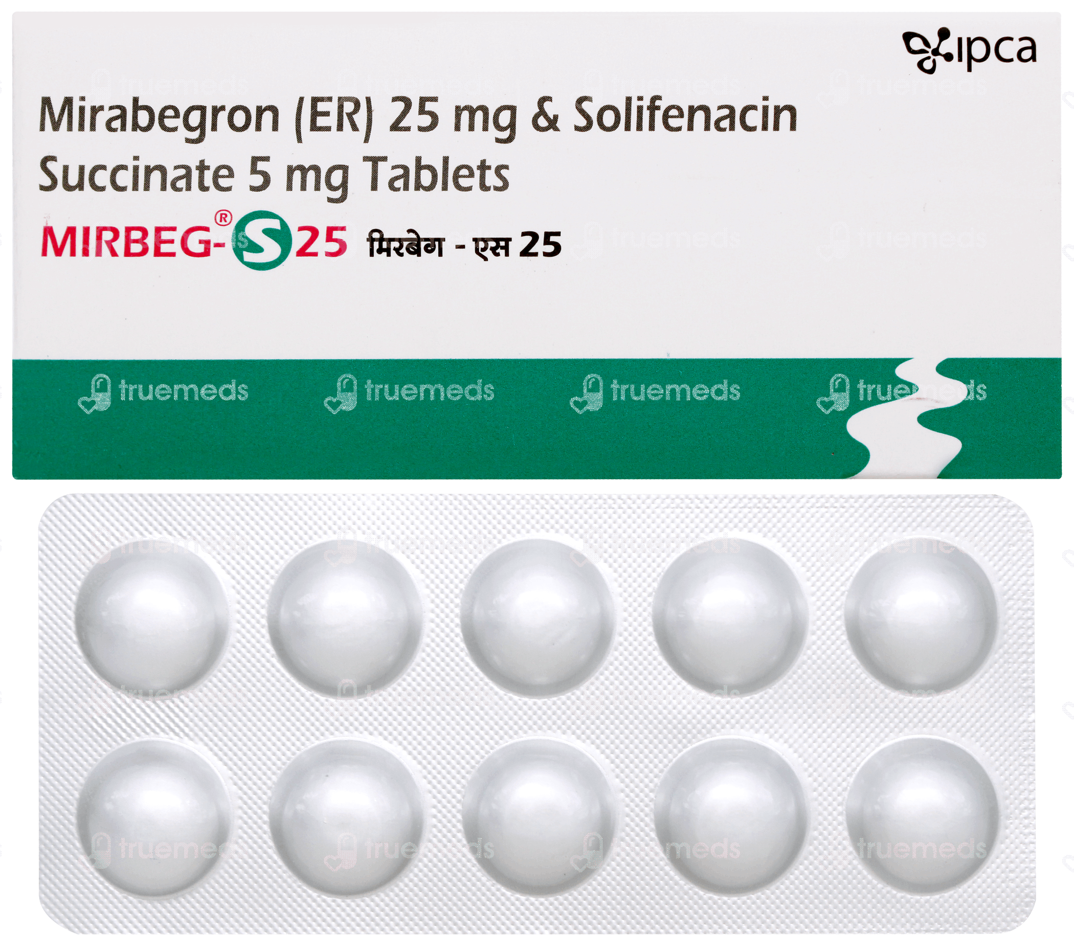 Mirbeg S 25 MG | Order Mirbeg S 25 MG Tablet Online at Truemeds