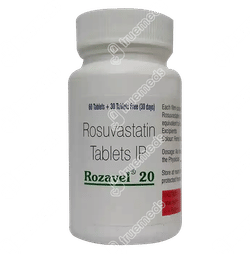 Rozavel 20 MG Tablet 90 - Uses, Side Effects, Dosage, Price | Truemeds