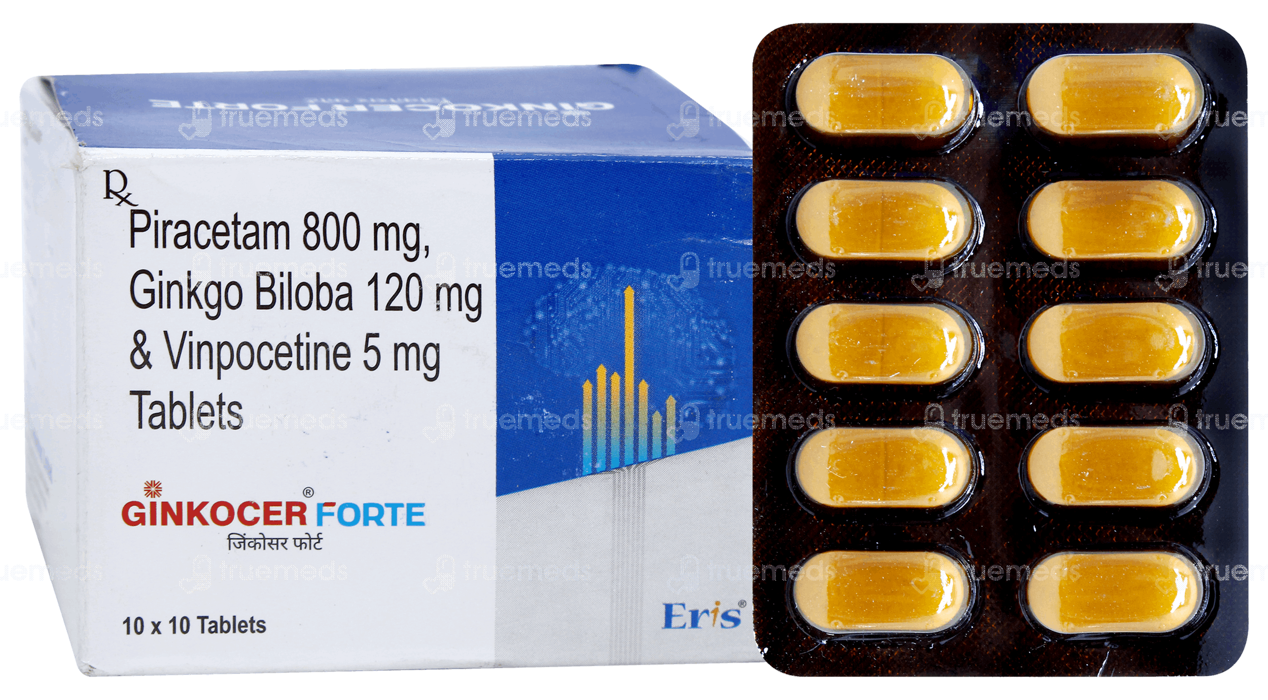 Ginkocer Forte Tablet 10 - Uses, Side Effects, Dosage, Price | Truemeds