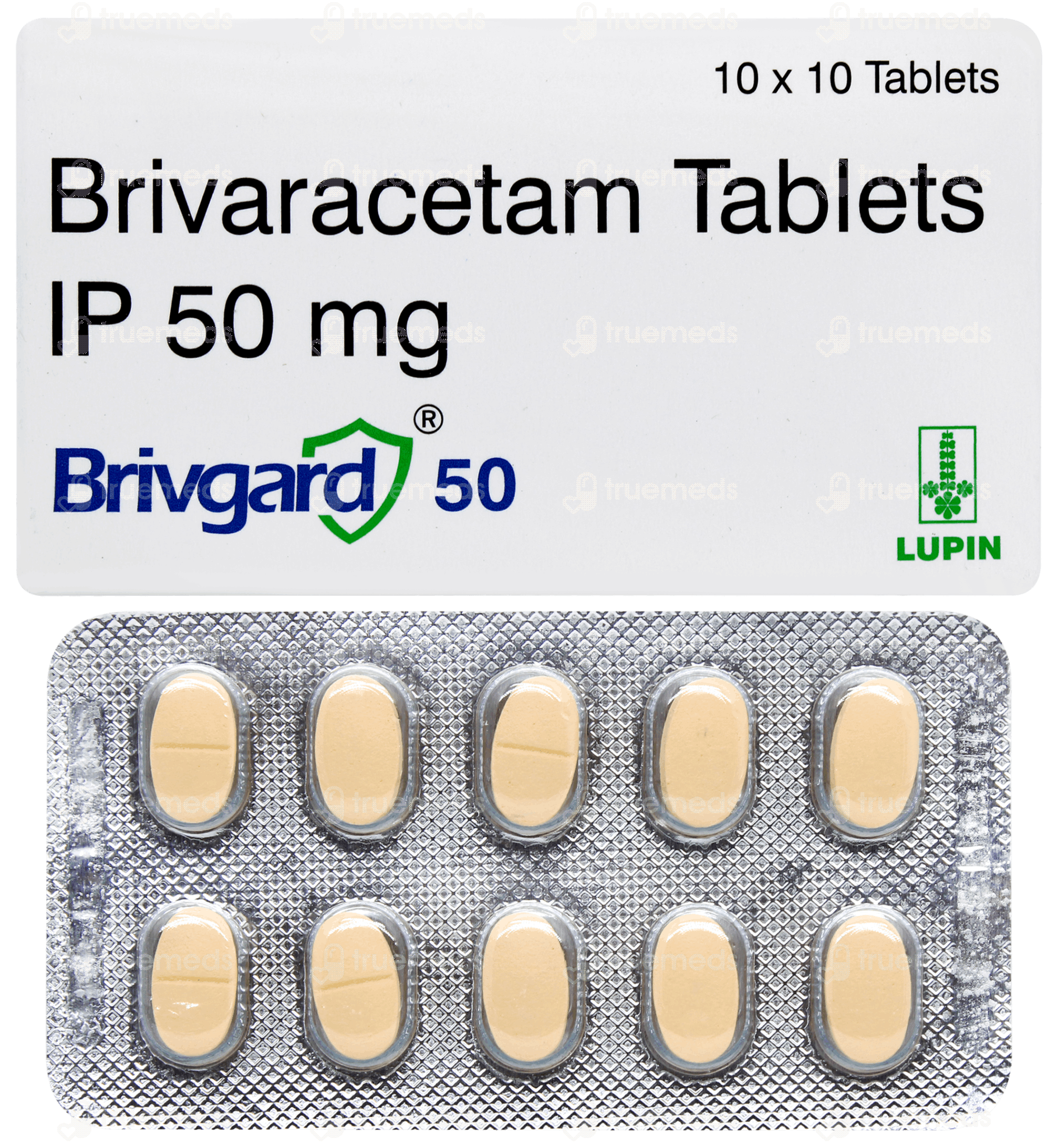 Brivgard 50 Mg Tablet 10 - Uses, Side Effects, Dosage, Price | Truemeds