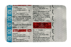 Xevor 5 MG Tablet 15 - Uses, Side Effects, Dosage, Price | Truemeds