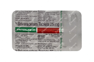 Britzilam 25 Mg Tablet 14 - Uses, Side Effects, Dosage, Price | Truemeds