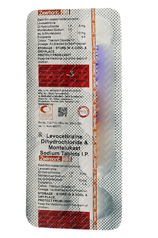 Zeemont 510 Mg Tablet 10 - Uses, Side Effects, Dosage, Price | Truemeds