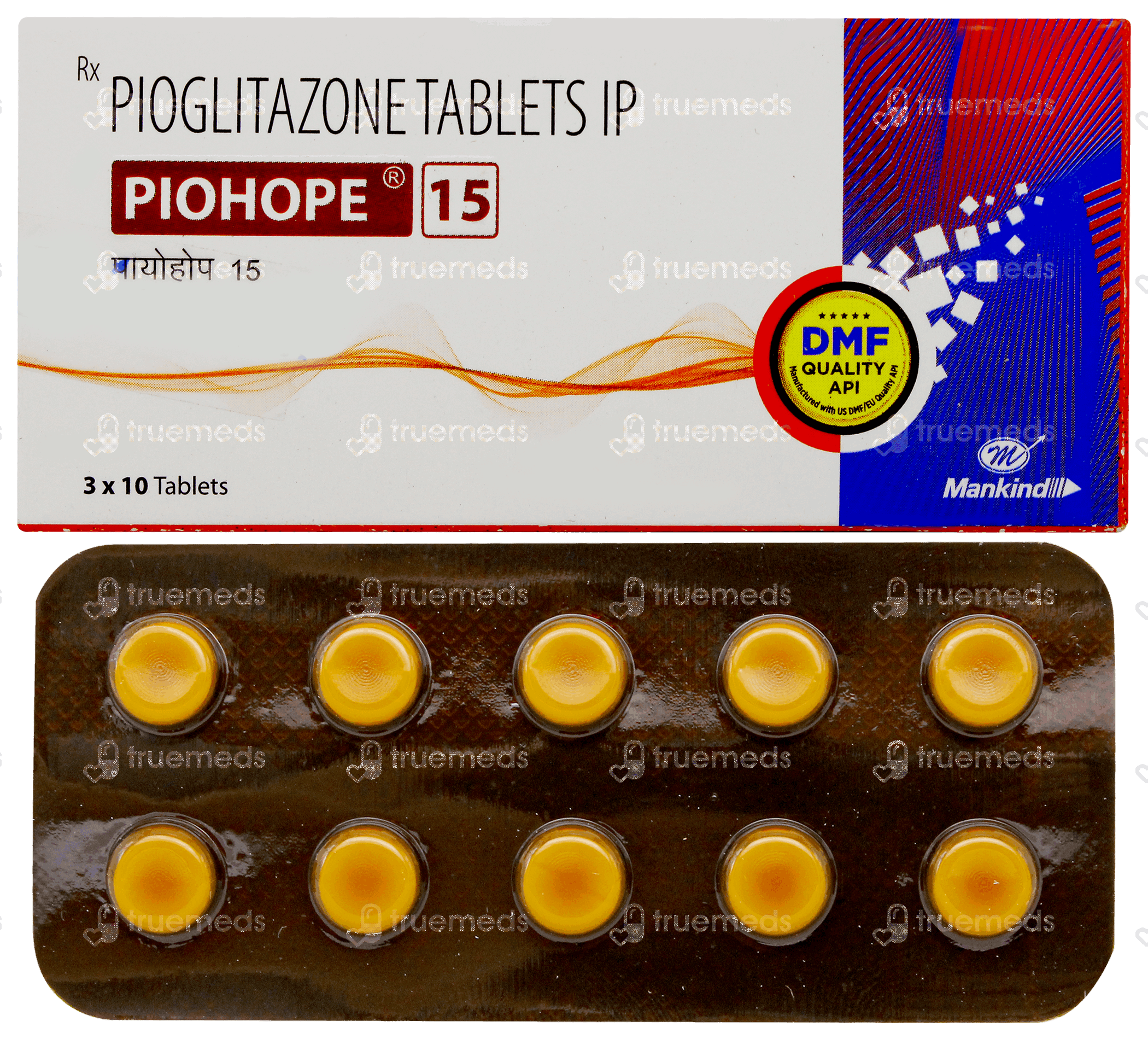 Piohope 15 Tablet: Uses, Side Effects, Price & Substitutes
