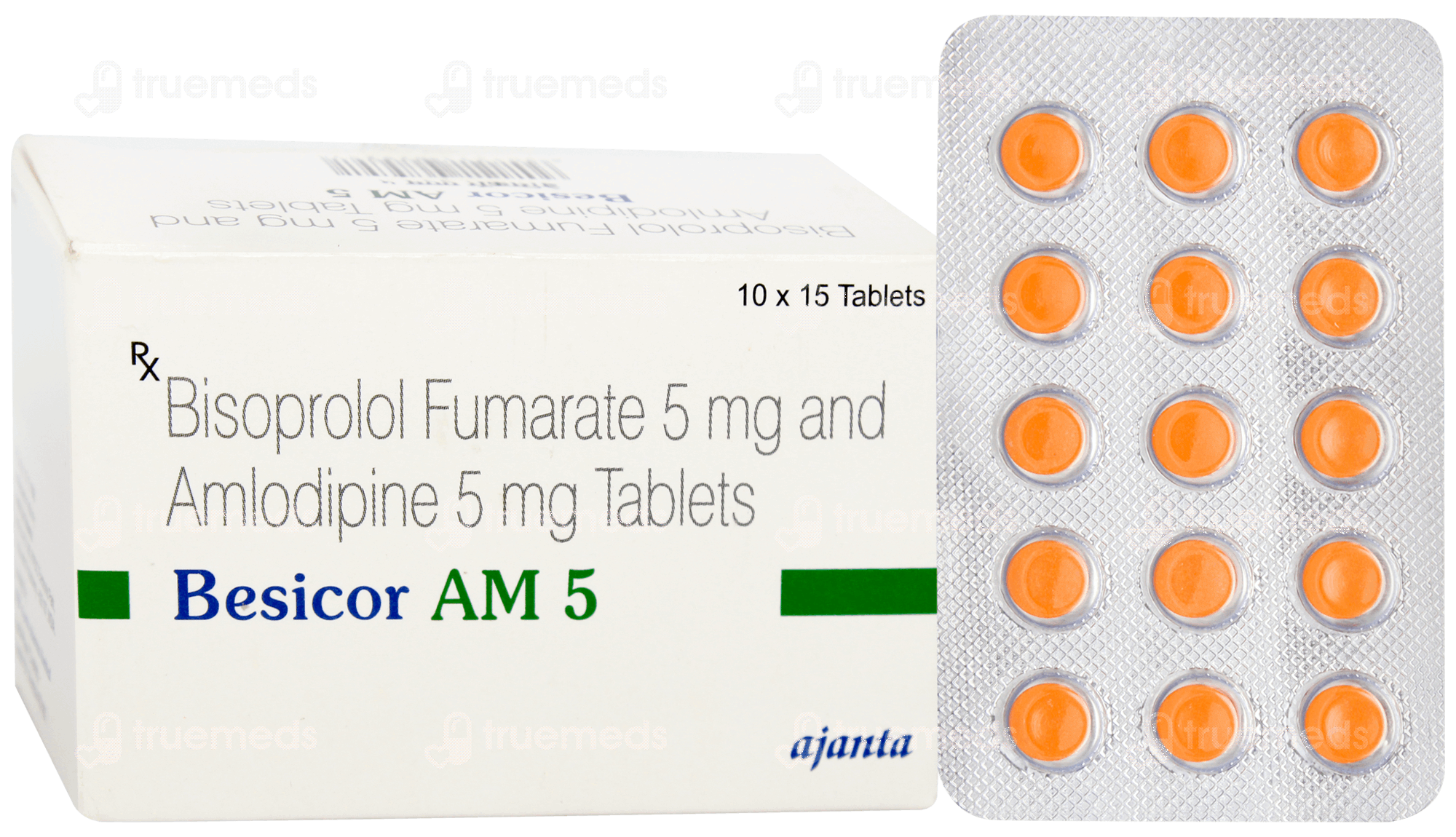 Besicor Am 55 Mg Tablet 15 - Uses, Side Effects, Dosage, Price | Truemeds