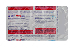 Glipy Met 50/1000 MG | Order Glipy Met 50/1000 MG Tablet Online at Truemeds