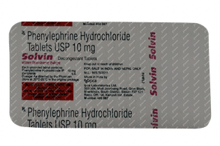 Solvin Decongestant Tablet 15 - Uses, Side Effects, Dosage, Price | Truemeds