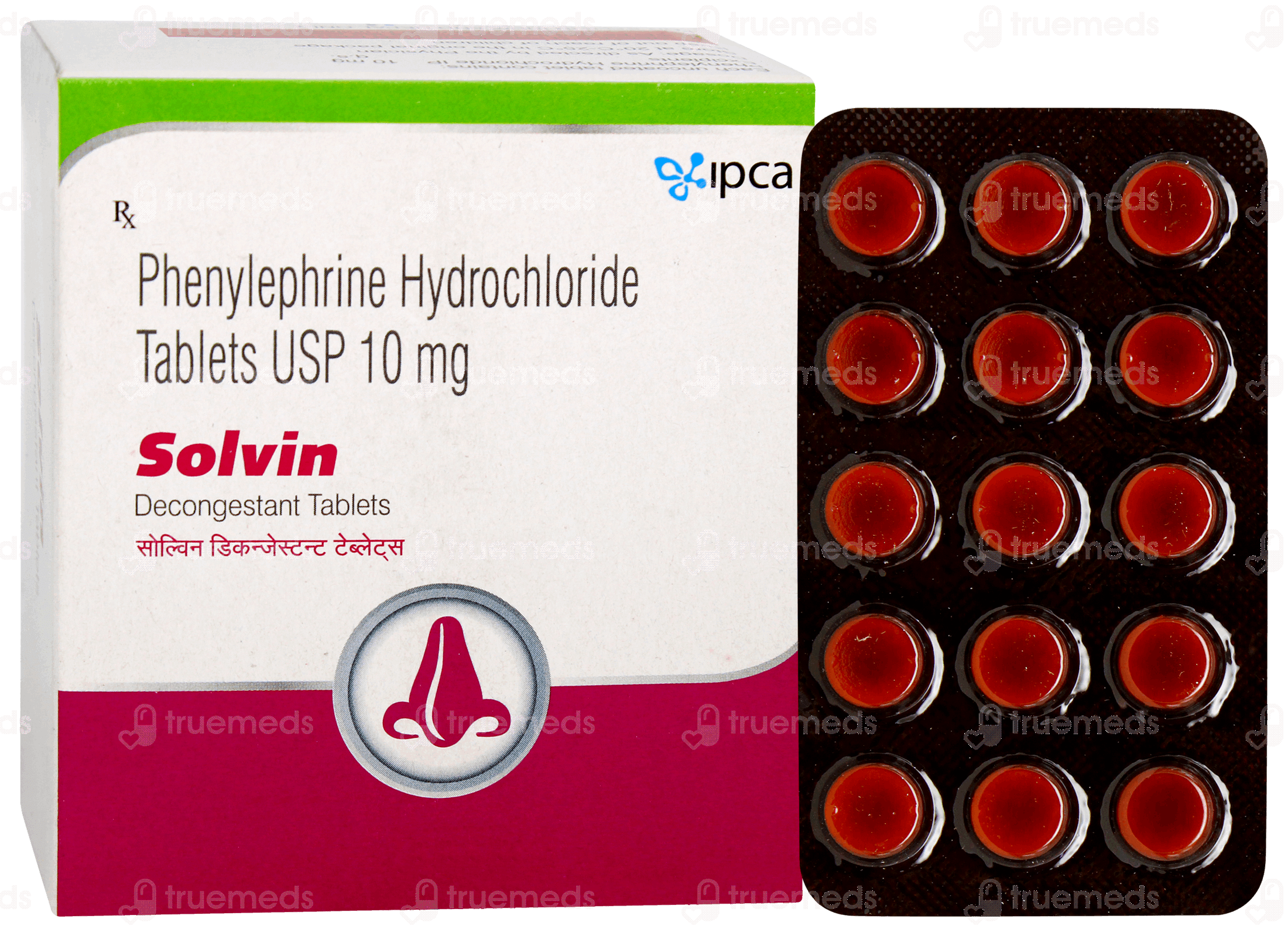 Solvin Decongestant Tablet 15 - Uses, Side Effects, Dosage, Price ...