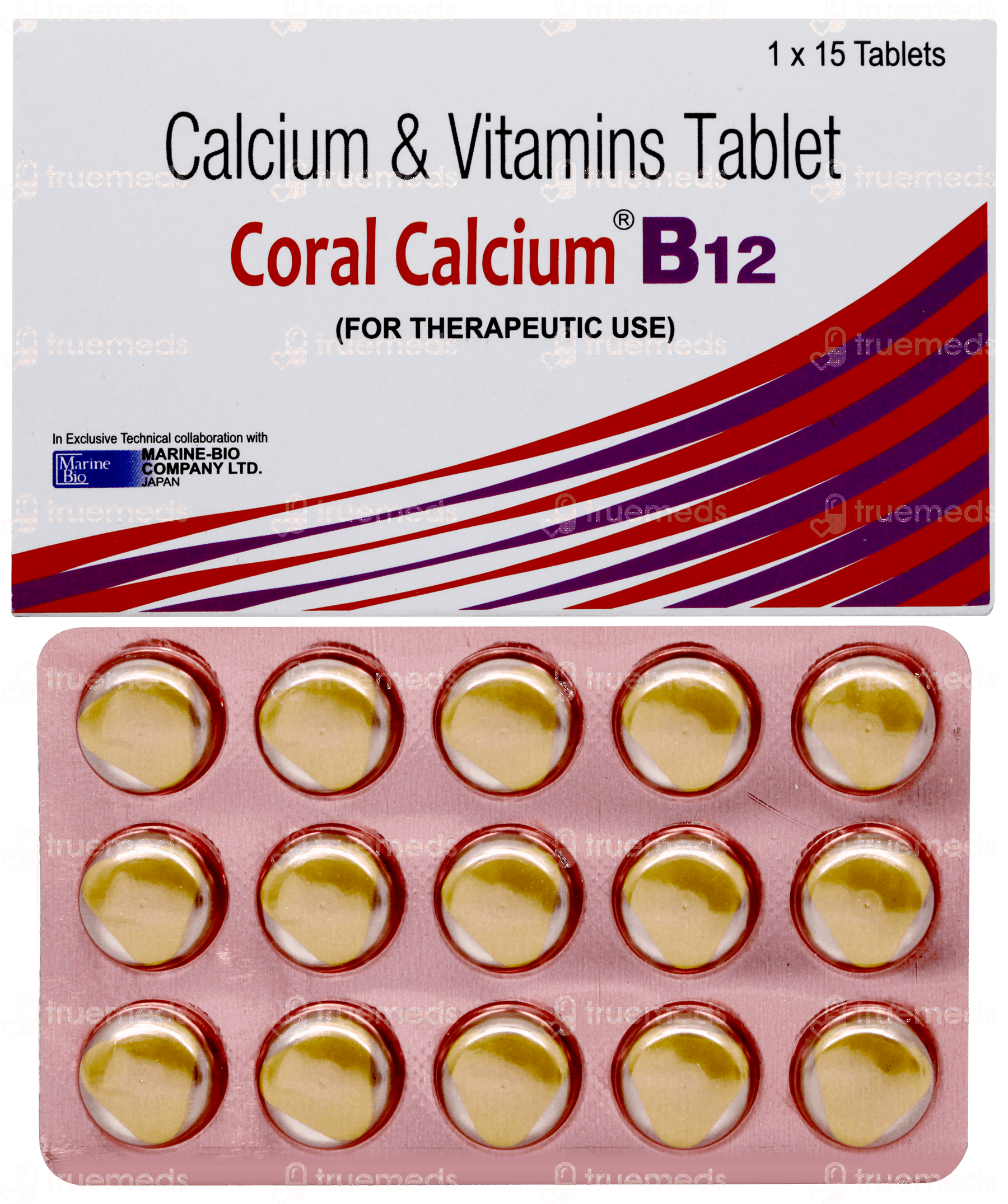 Coral Calcium B12 Tablet 15 - Uses, Side Effects, Dosage, Price | Truemeds