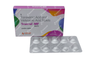 Tranrol Mf Tablet 10 - Uses, Side Effects, Dosage, Price | Truemeds