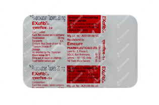 Exafib 20 MG | Order Exafib 20 MG Tablet Online at Truemeds