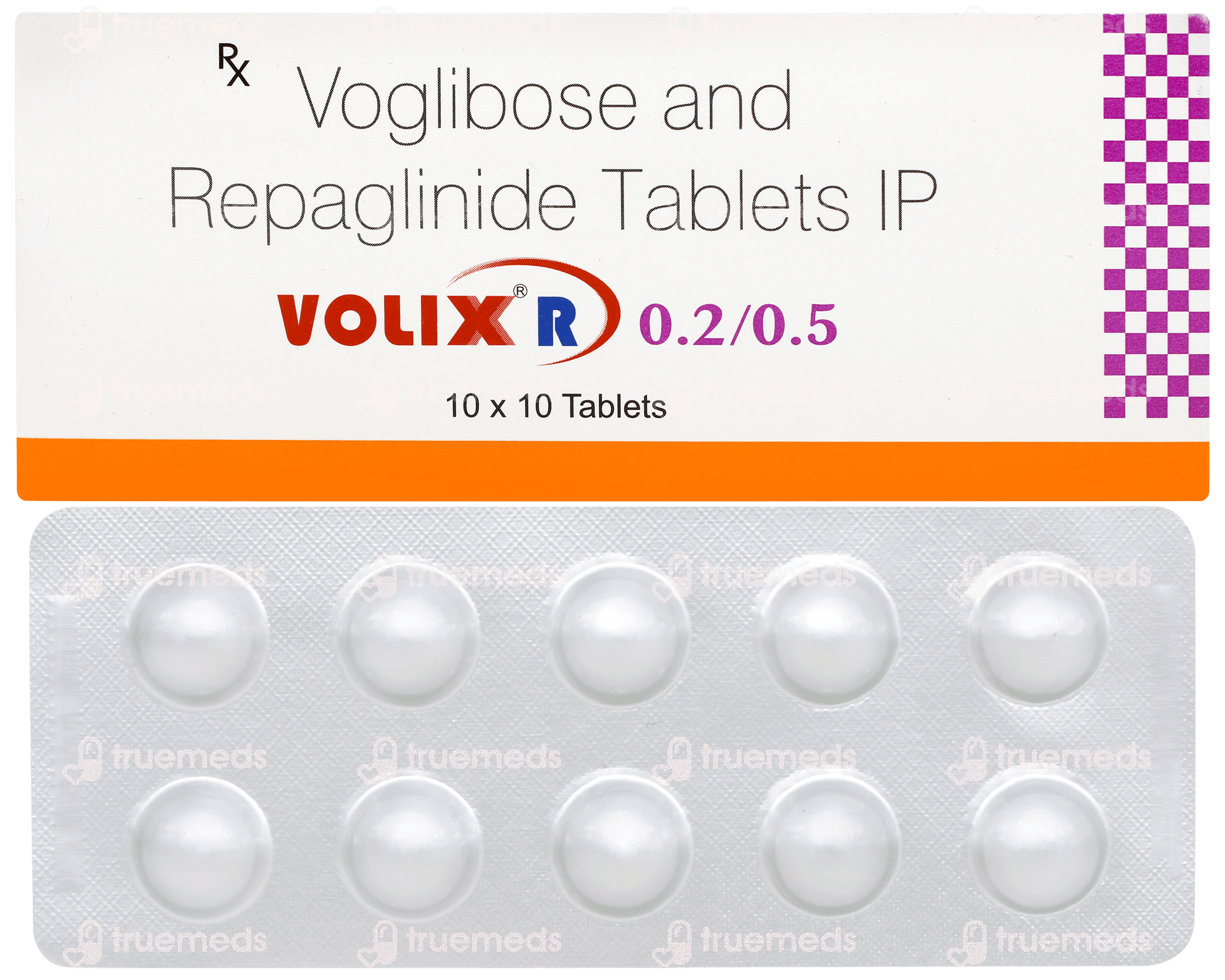 Volix R 0.2/0.5 MG | Order Volix R 0.2/0.5 MG Tablet Online at Truemeds