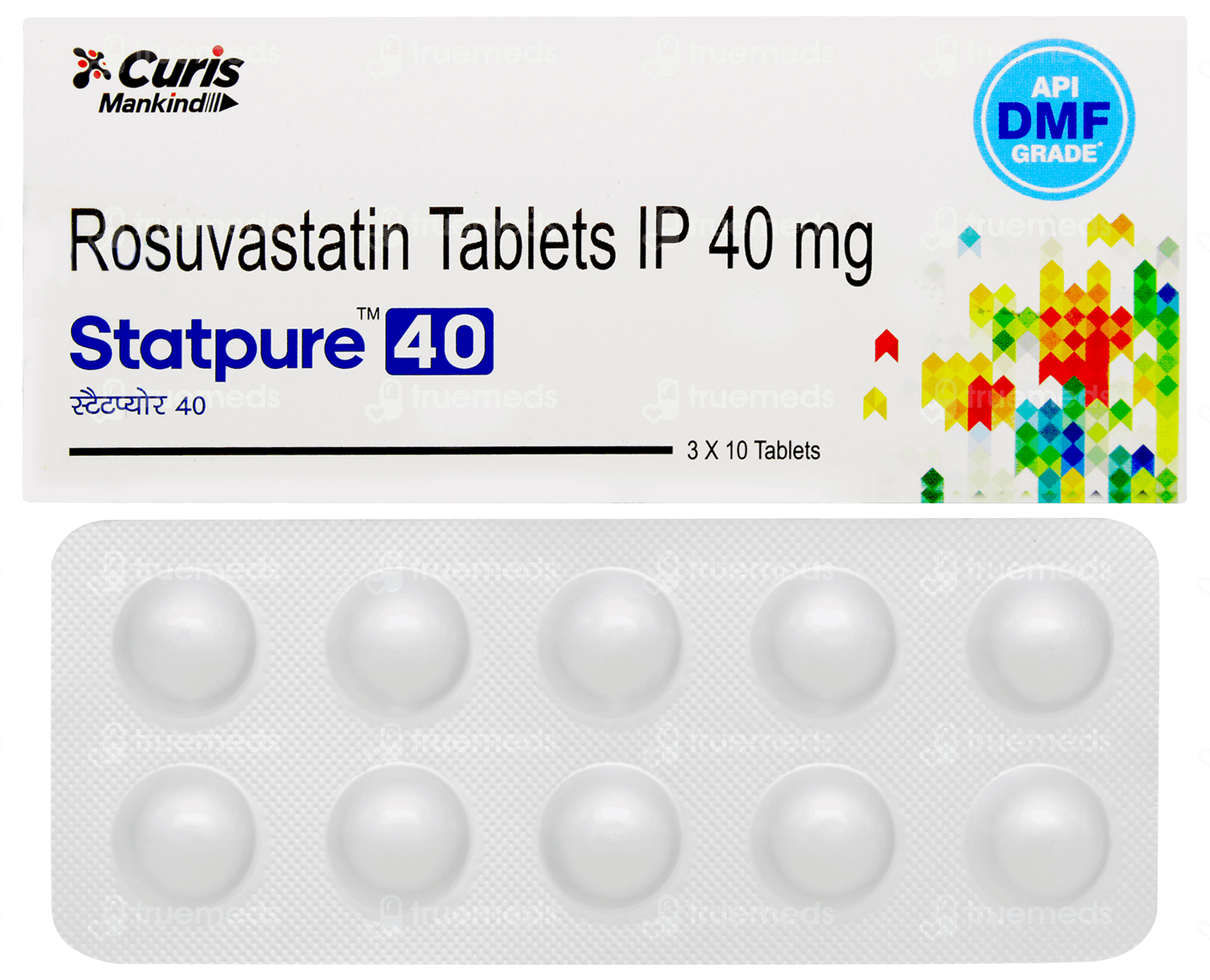 Statpure 40 Tablet 10: Uses, Side Effects, Price & Substitutes