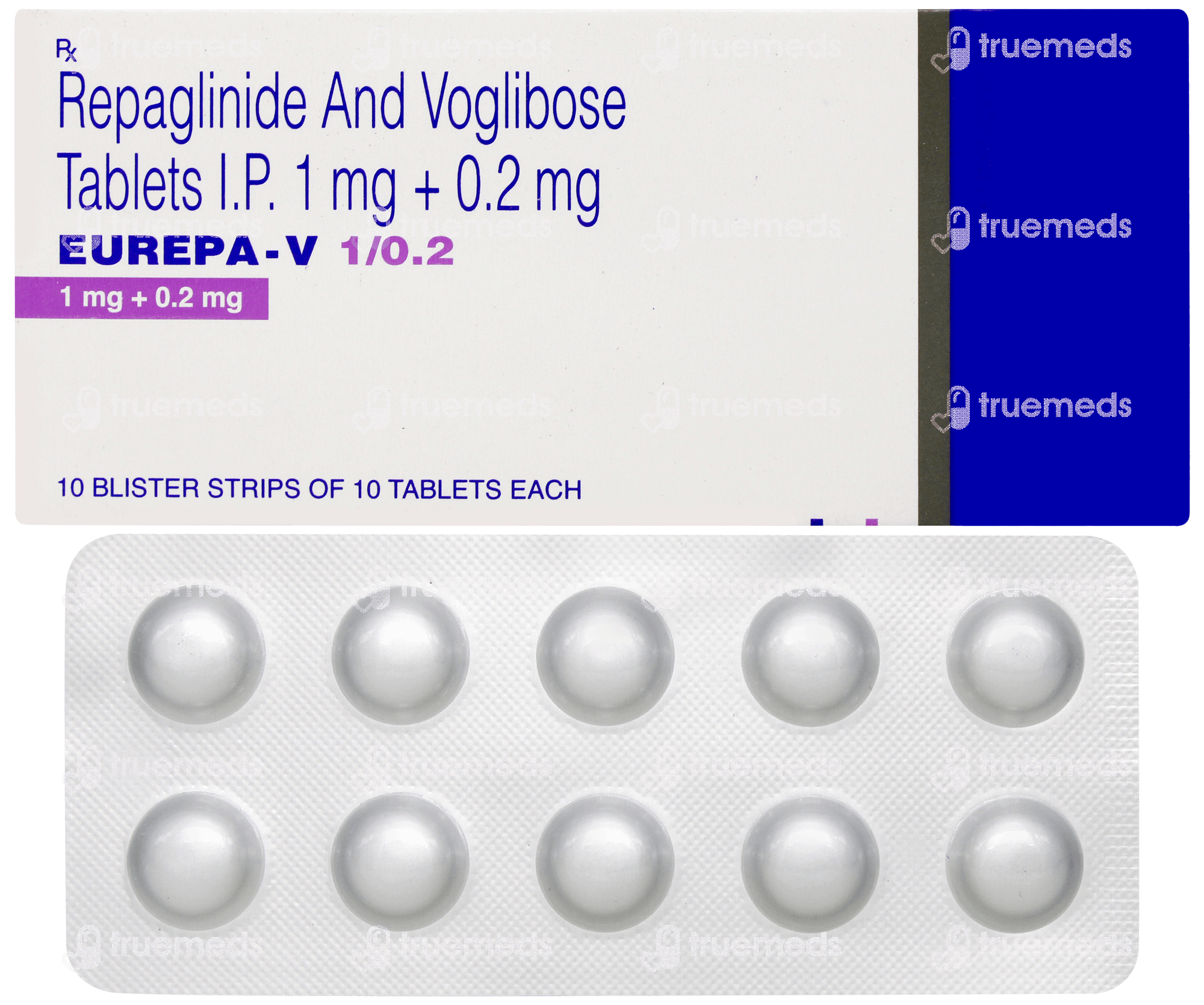 Eurepa V 102 Mg Tablet 10 - Uses, Side Effects, Dosage, Price | Truemeds
