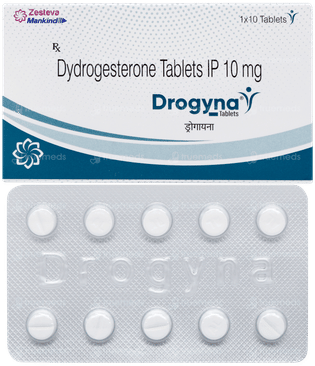 Drogyna Tablet 10 - Uses, Side Effects, Dosage, Price | Truemeds