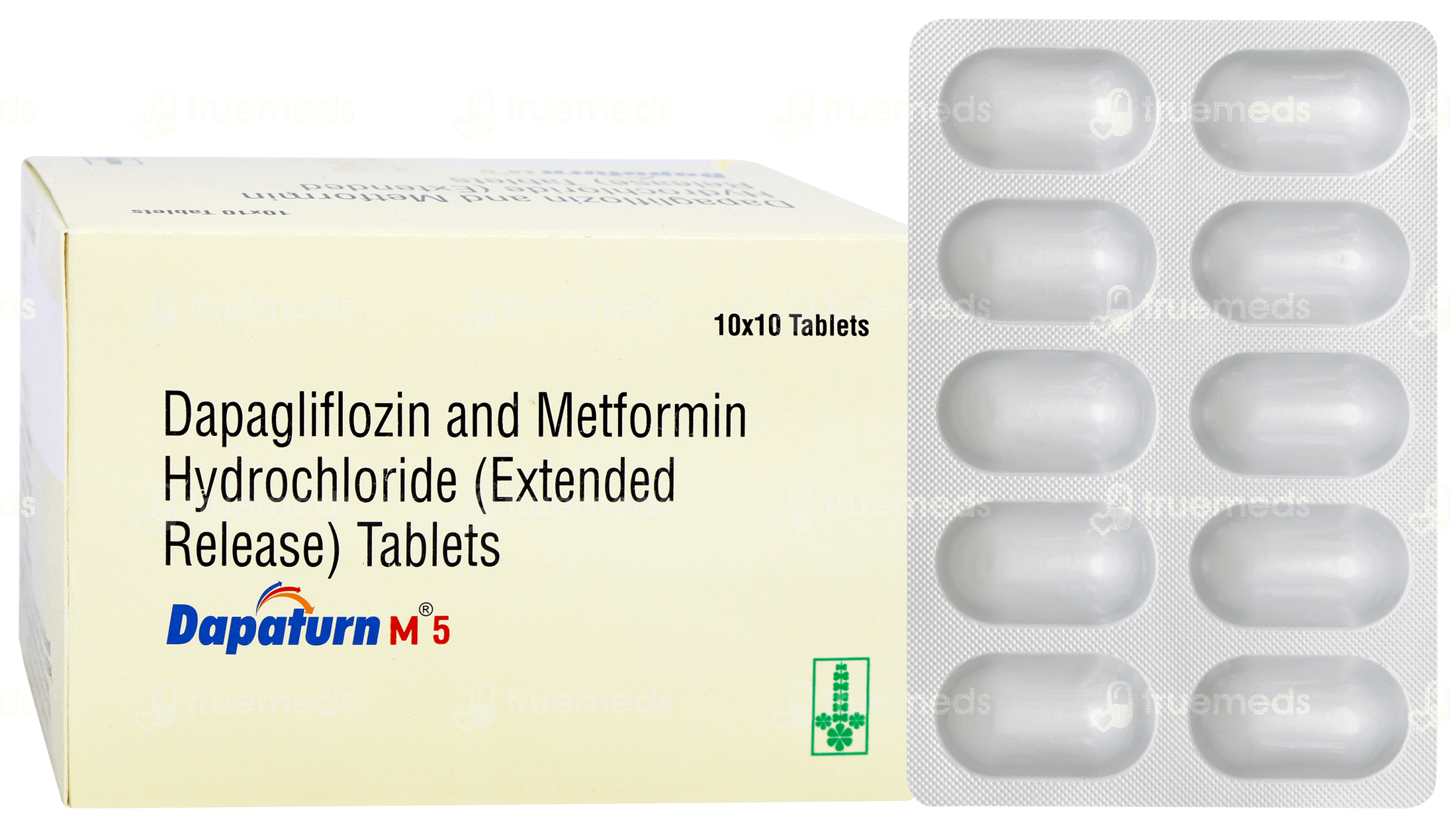 Dapaturn M 5 Mg Tablet Er 10 - Uses, Side Effects, Dosage, Price | Truemeds