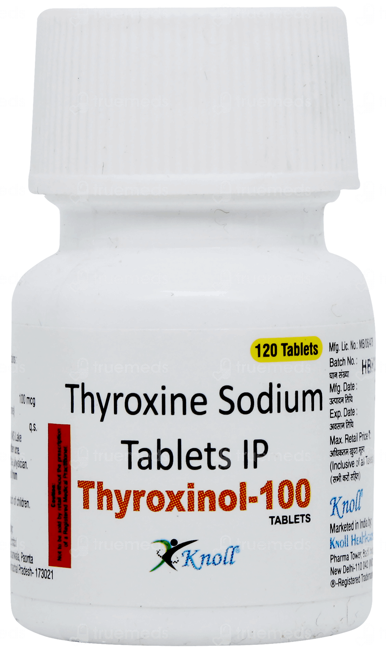 Thyroxinol 100 Tablet 120: Uses, Side Effects, Price & Substitutes