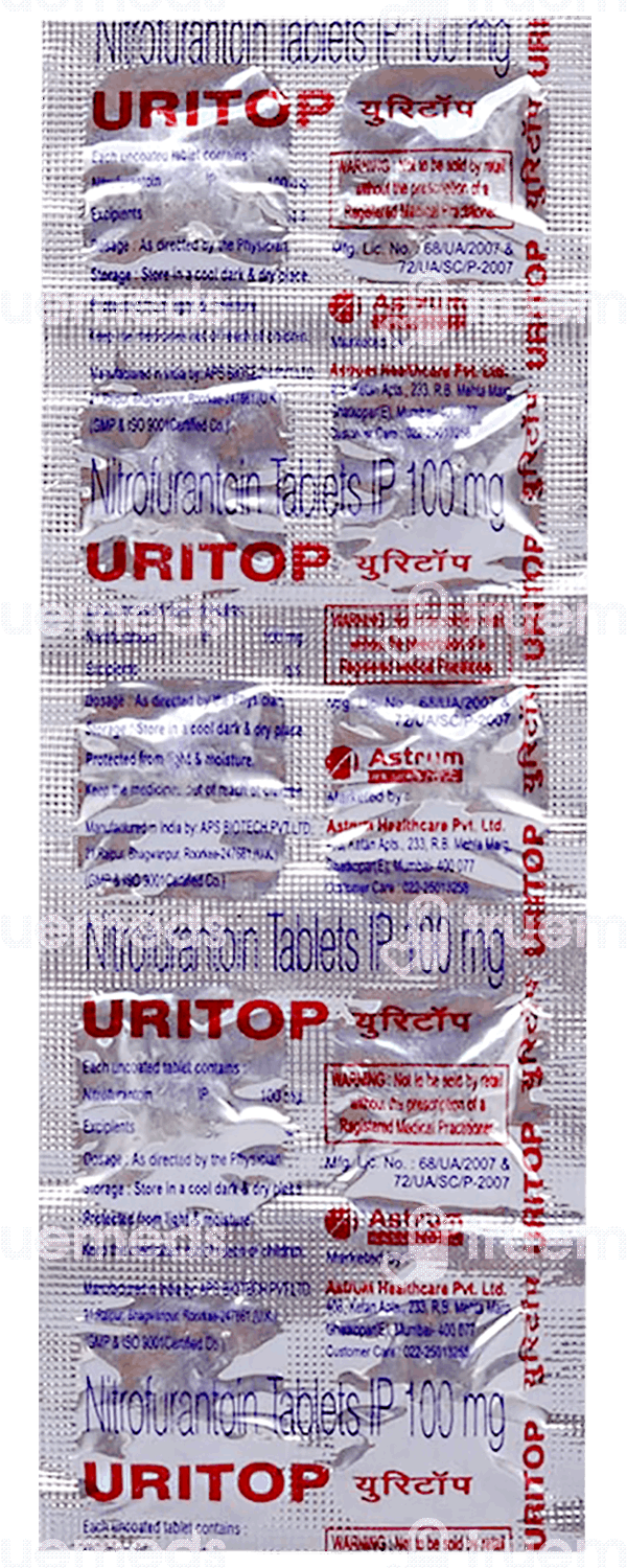 Uritop 100 MG | Order Uritop 100 MG Tablet Online at Truemeds