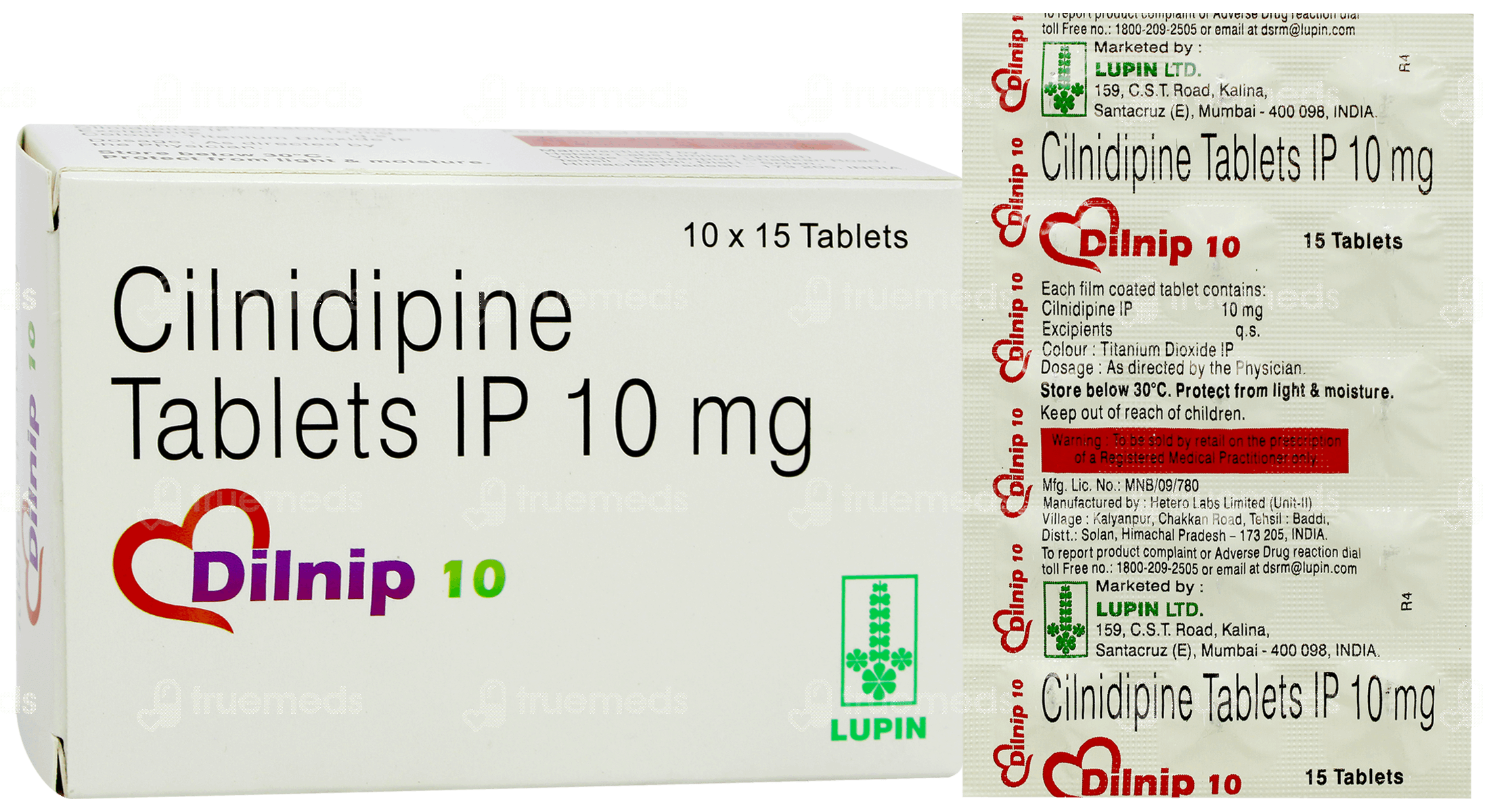Dilnip 10 Tablet – Hypertension & Comorbidity Treatment