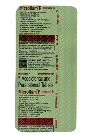 Microflam P Tablet: Uses, Side Effects, Price & Substitutes