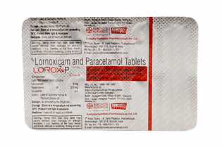 Lorox P 8/325 MG | Order Lorox P 8/325 MG Tablet Online at Truemeds