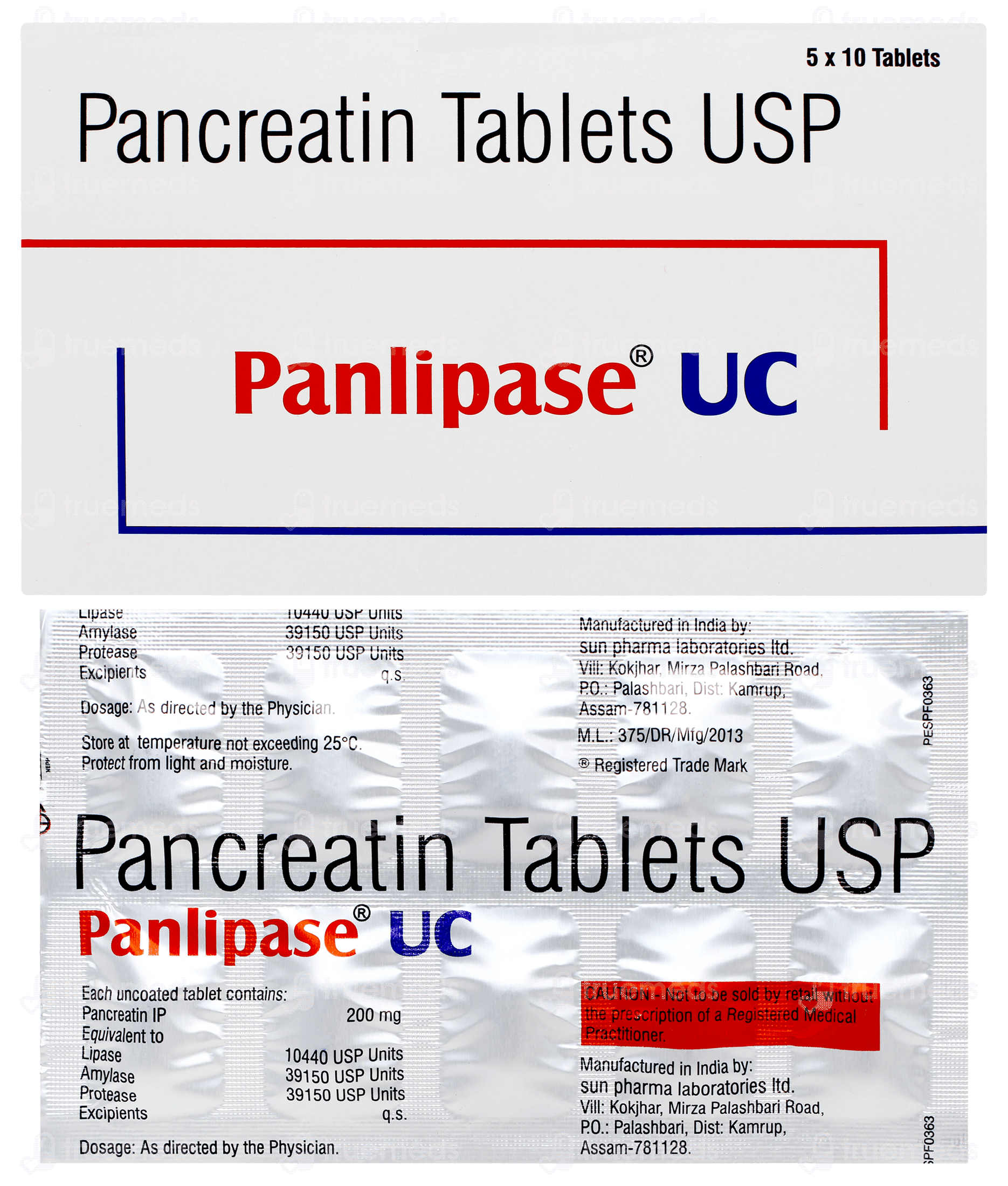 Panlipase Uc | Order Panlipase Uc Tablet Online at Truemeds