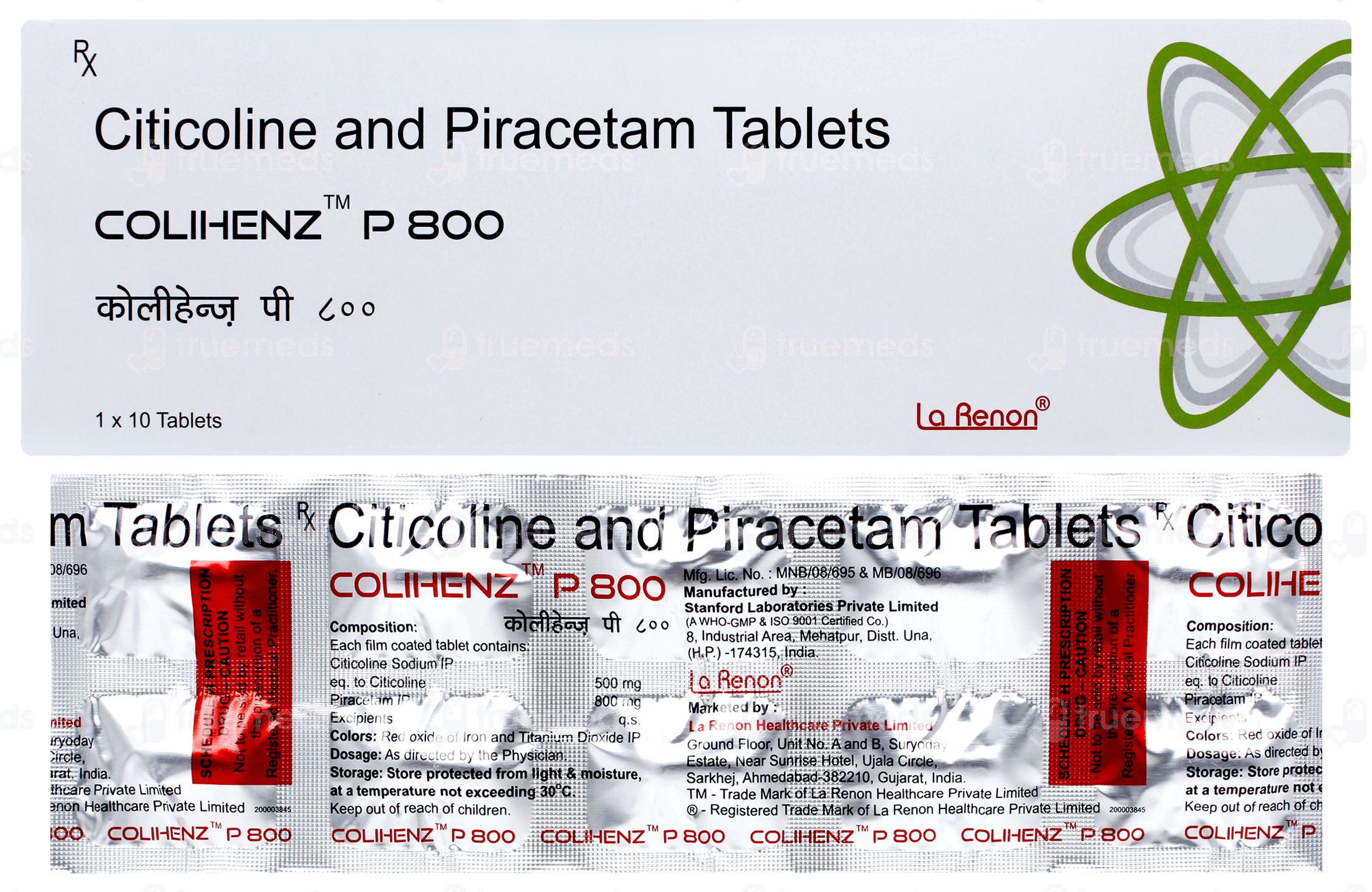 Colihenz P 800/500 MG | Order Colihenz P 800/500 MG Tablet Online at ...