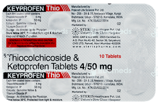 Keyprofen Thio 450 Mg Tablet 10 - Uses, Side Effects, Dosage, Price ...