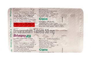 Brivepsy 50 MG Tablet | Order Brivepsy 50 MG Tablet 14 Online at Truemeds