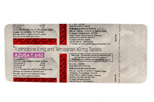 Azusa T 8/40 MG | Order Azusa T 8/40 MG Tablet Online at Truemeds