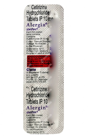 Alergin 10 MG | Order Alergin 10 MG Tablet Online at Truemeds