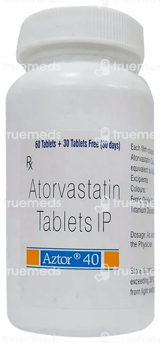 Buy Aztor 40 MG Strip Of 90 Tablets Online at Truemeds