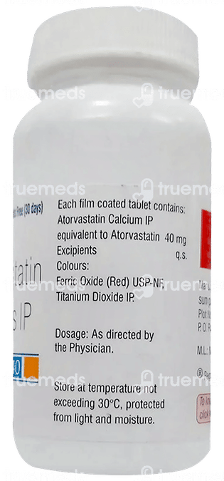 Buy Aztor 40 MG Strip Of 90 Tablets Online at Truemeds