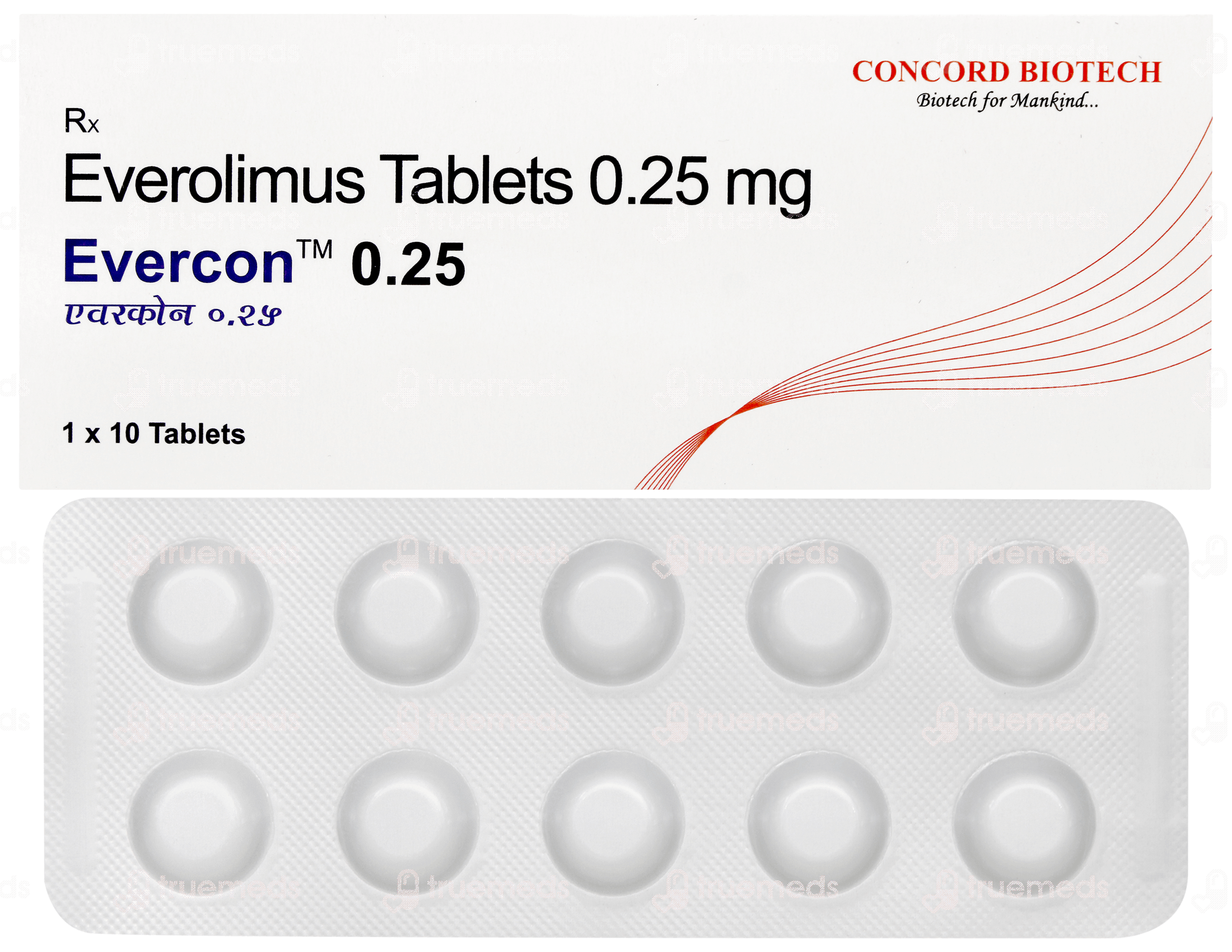Evercon 0.25 MG | Order Evercon 0.25 MG Tablet Online at Truemeds