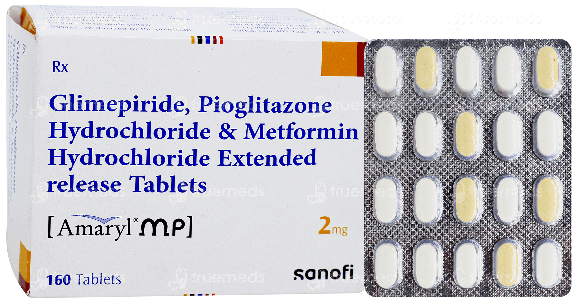 Amaryl Mp 2mg Tablet 20: Uses, Side Effects, Price & Substitutes