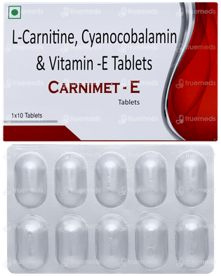 Carnimet E Tablet 10 - Uses, Side Effects, Dosage, Price | Truemeds