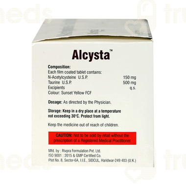 Alcysta 500/150 MG | Order Alcysta 500/150 MG Tablet Online at Truemeds