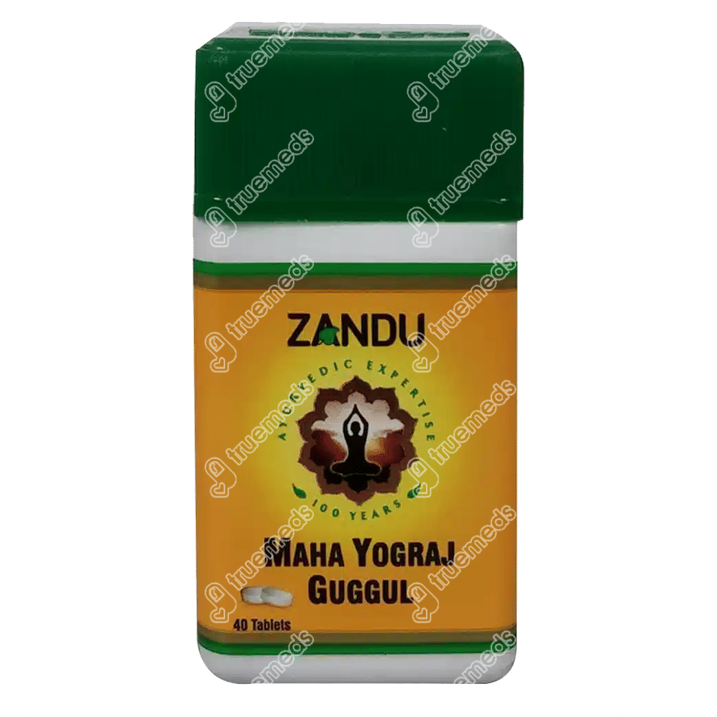 Zandu Maha Yograj Guggul Tablet 40 - Uses, Side Effects, Dosage, Price ...